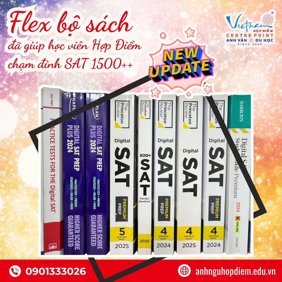 ÔN THI DIGITAL SAT 1500+CÙNG HỢP ĐIỂM – LỰA CHỌN TỐT NHẤT ĐỂ SỚM ĐẠT ...